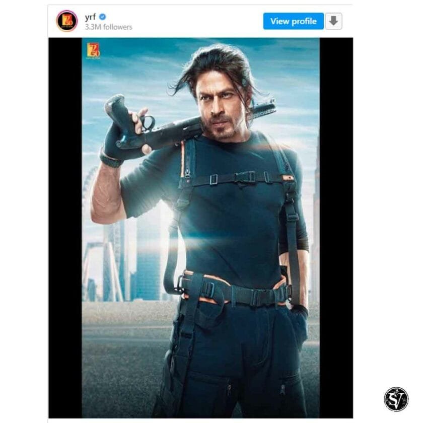 SRK's Pathaan Poster Looks Loaded With Swag